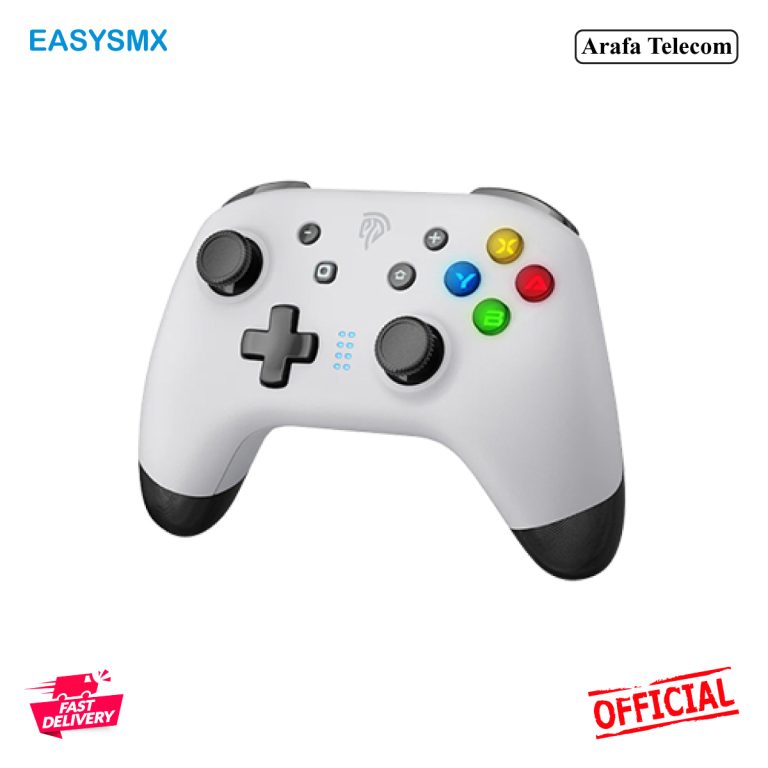 EASYSMX BAYARD 9124 TRI-MODE WIRELESS CONTROLLER (WHITE) - Arafa Telecom