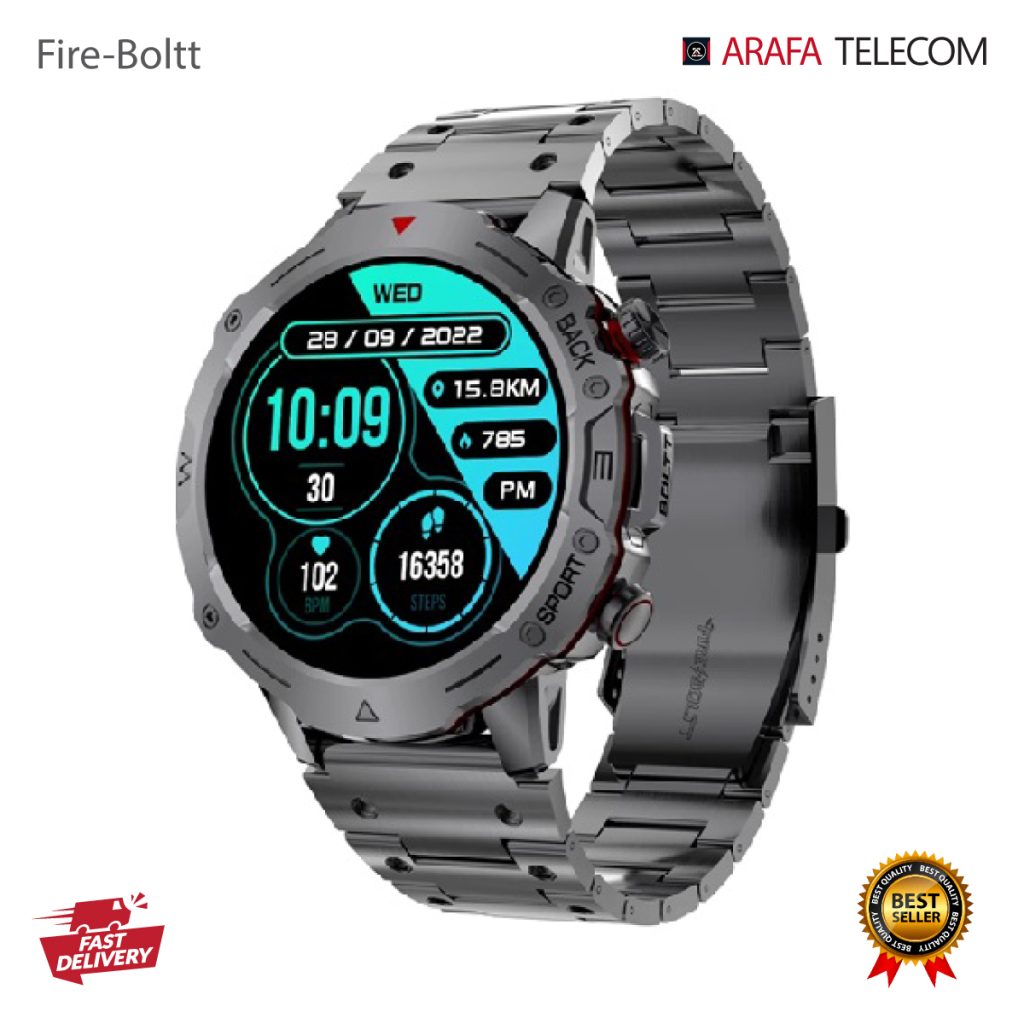 Fire-Boltt Grenade 35.3mm (1.39″) HD Display Smart Watch - Arafa Telecom